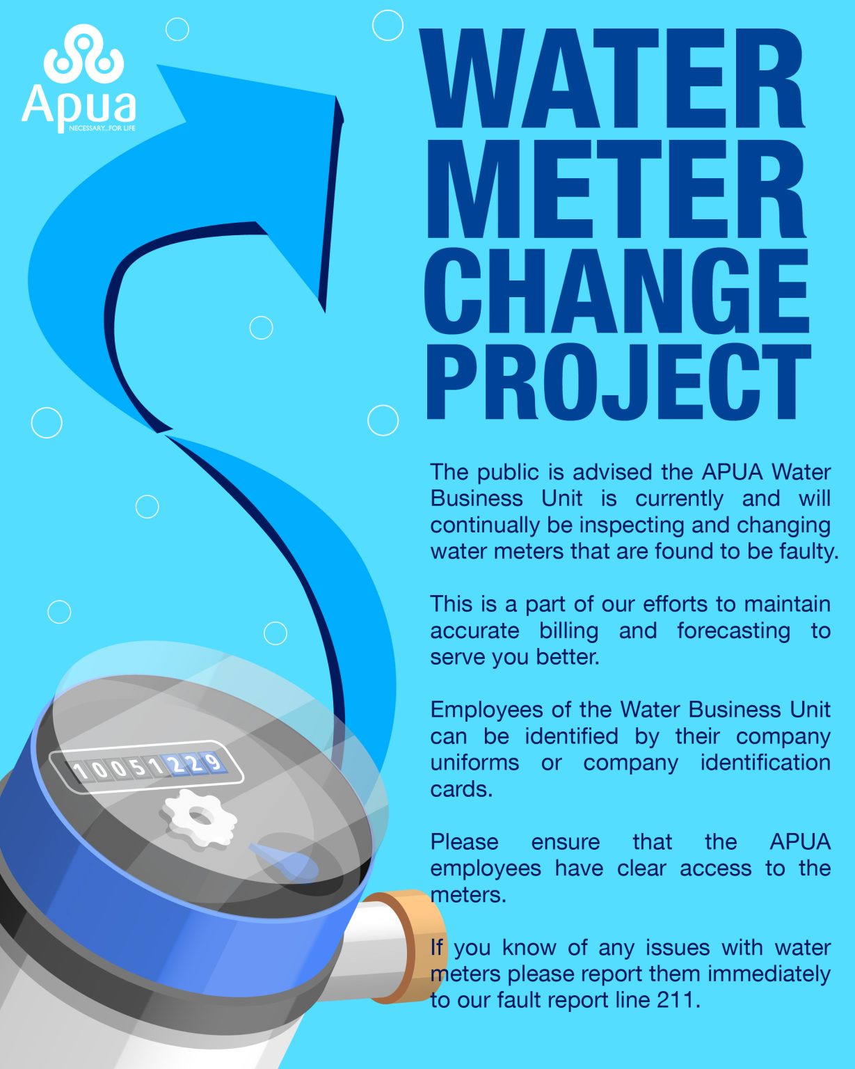 APUA Meter Change Project – Antigua Public Utilities Authority (APUA)